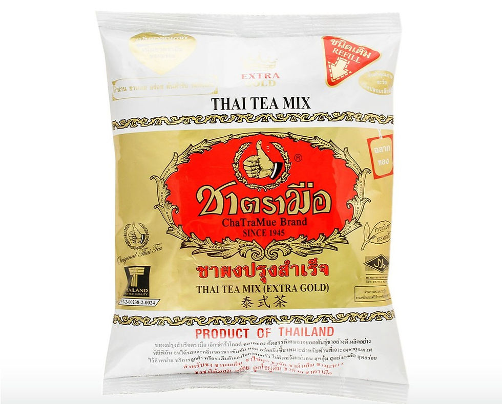 ChaTraMue Brand Thai Tea Mix (Extra Gold) 400g. | Webuybangkok