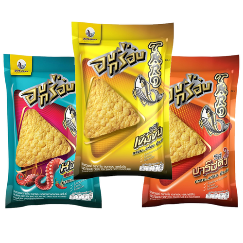 Taro Brand Crispy Fish Healthy Snack 17-18g. Pack | Webuybangkok