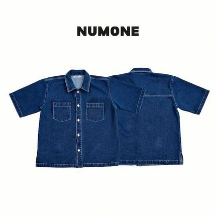 Numone Urban Rebel Collection - Urban Denim Short-Sleeve Shirt ...