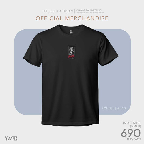 Jack & Joker Official Merchandise - T-Shirt (Black/White) | Webuybangkok