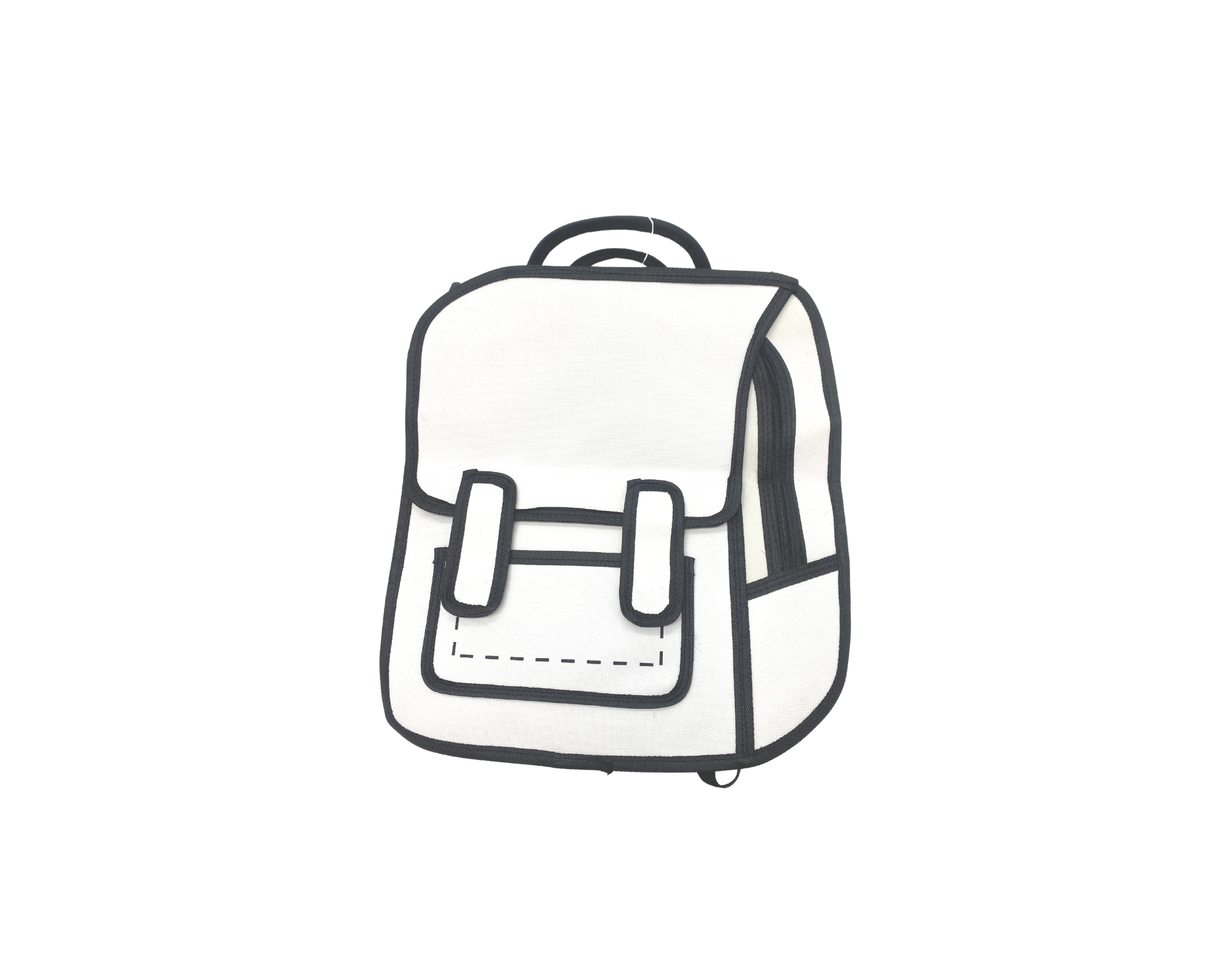2D COMIC BACK PACK - WHITE