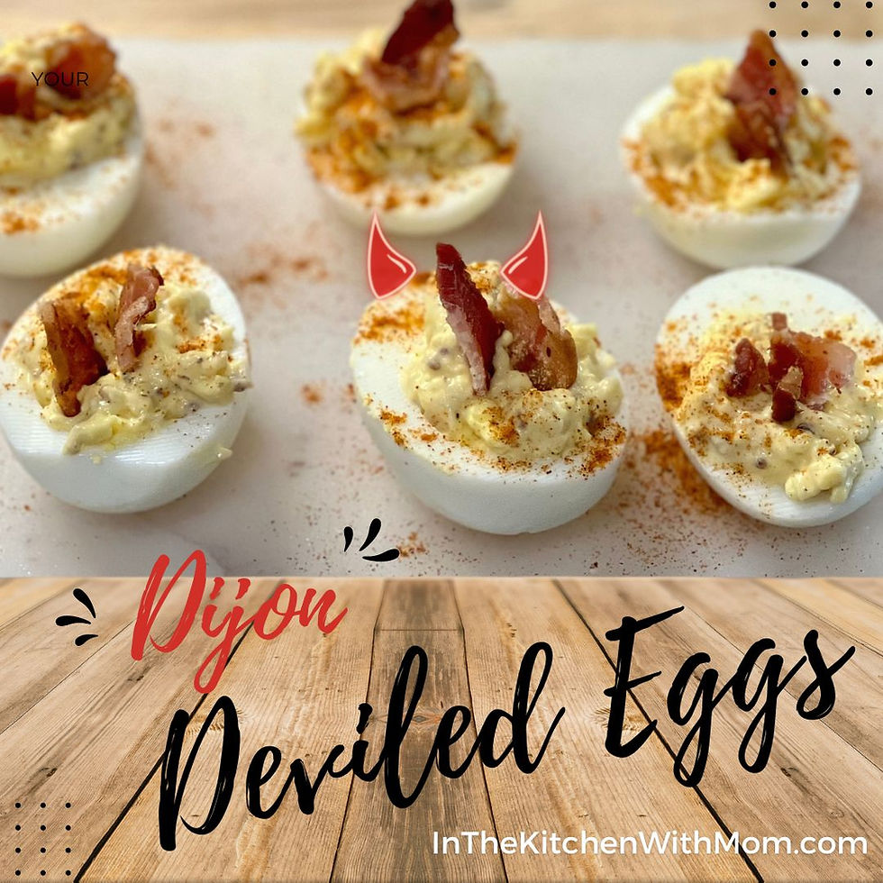 Dijon Deviled Eggs