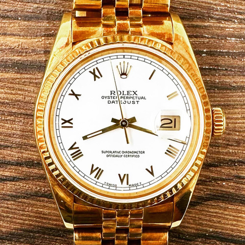 ROLEX DATEJUST REF.16018 "NON POLISH PORCELAIN DIAL"(M08039) | Londonwatch