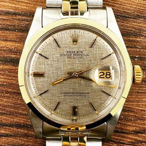 ROLEX DATEJUST REF.1600 “LINEN DIAL”(M07671) | Londonwatch