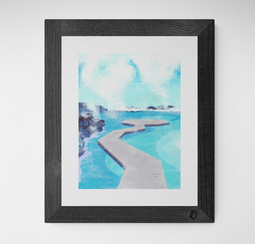 'Blue Lagoon I, Iceland' Limited Edition Giclee Print 30cm x 40cm ...