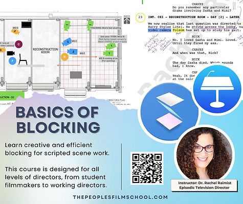 Recording: Basics of Blocking | Thepeoplesfilmschool