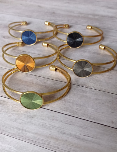 Bracelet jonc en marqueterie de paille | Léo pailleJoli bracelet ...