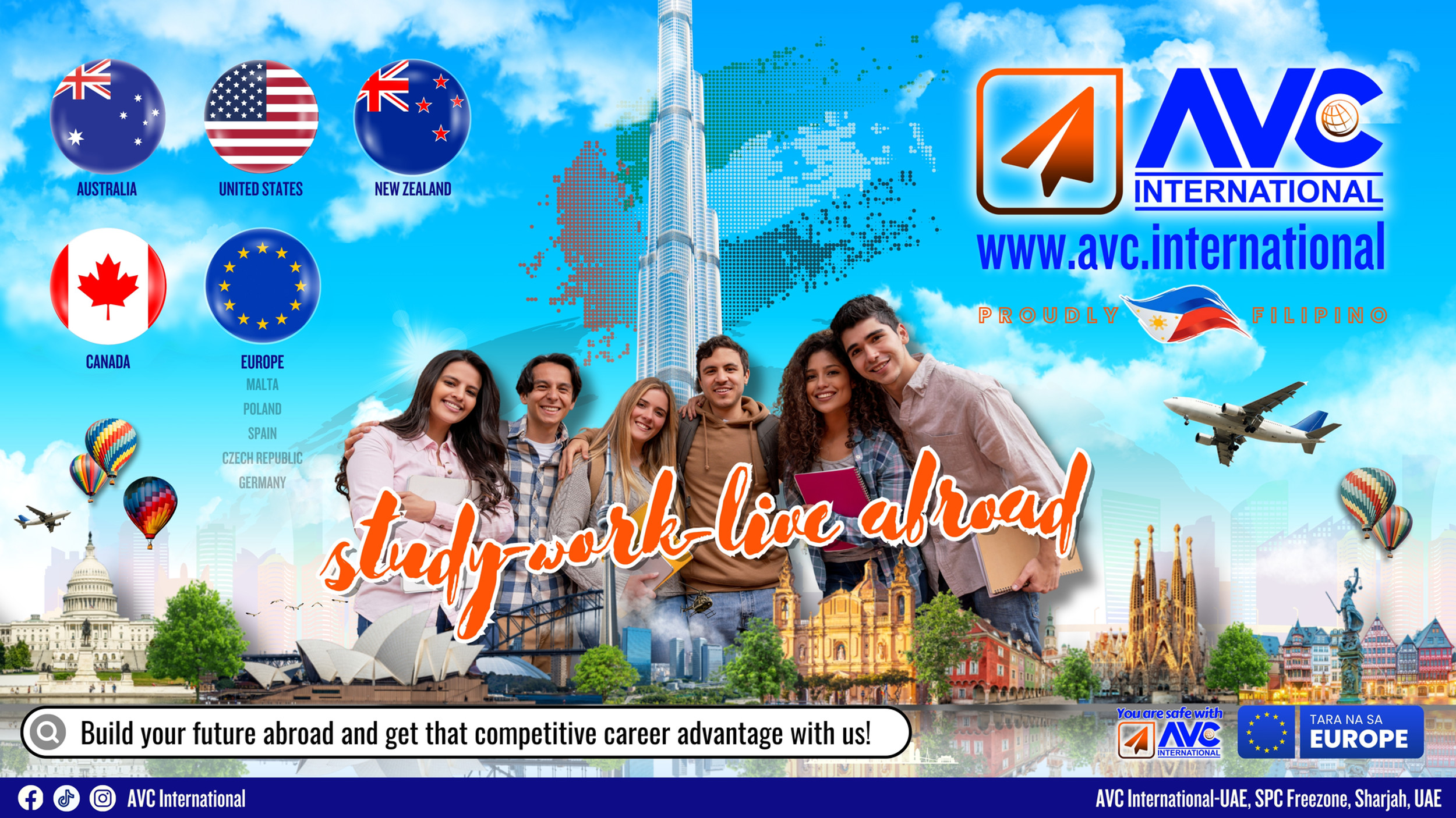 Study-Work Abroad | AVC International