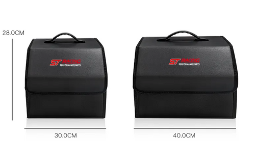 Car Trunk Storage Bag Leather Camping Box Collapsible For Ford ST ...