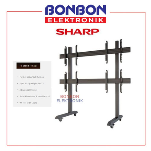 SHARP Stand LED TV FS2B2 Adjustabel Height | Bonbon Elektronik