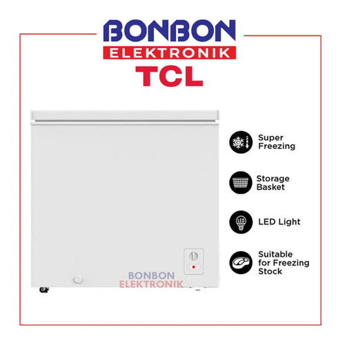 TCL Chest Freezer 210L TCF-210YID / TCF 210YID Freezer Box | Bonbon ...