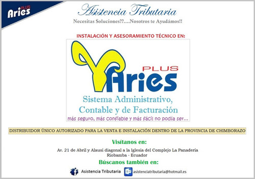 ARIES PLUS | asistenciatributaria