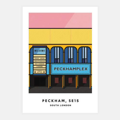 Peckham Plex Cinema poster Print - London, SE15https://static.wixstatic ...