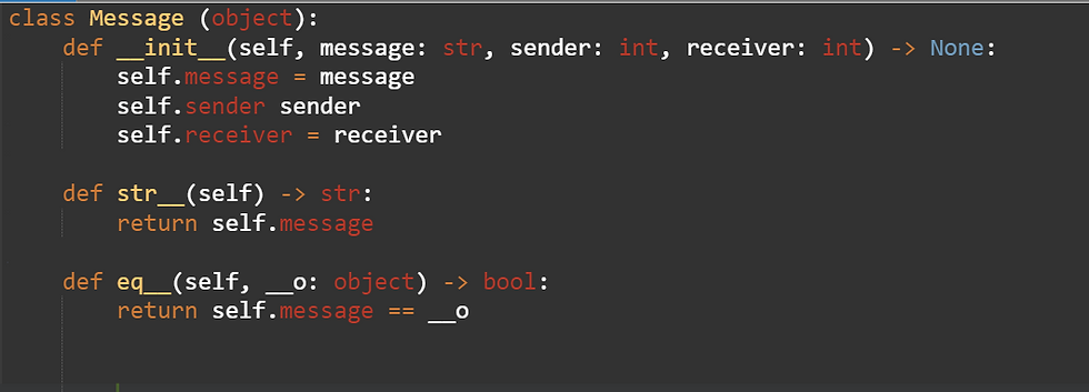 Hackerrank Python Message Objects Solution