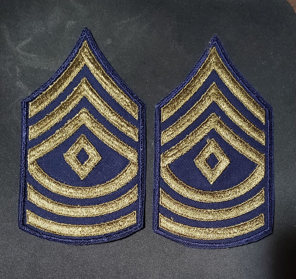 Post-WW2 to 1950s Army First Sergeant Stripes | BunkerMilitary