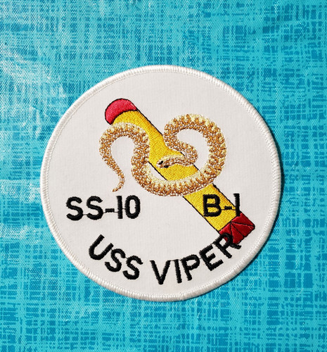 USS Viper SS-10 / B-1 patch | BunkerMilitary