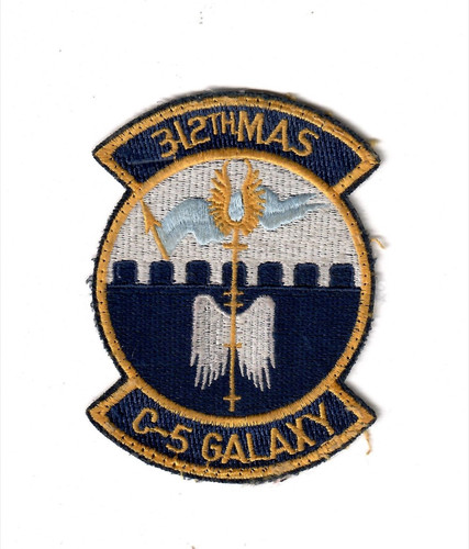 312th Military Airlift Squadron Patch | BunkerMilitary