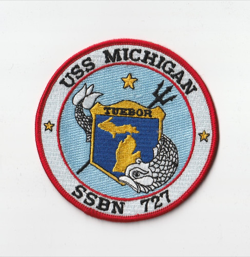 USS Michigan SSBN-727 patch | BunkerMilitary