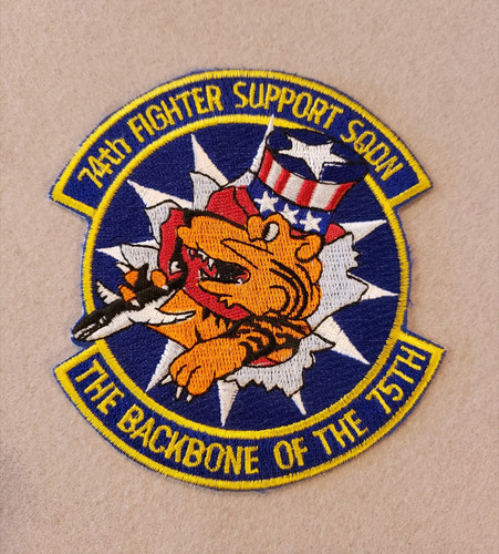 74th Fighter Support Squadron Patch | BunkerMilitary