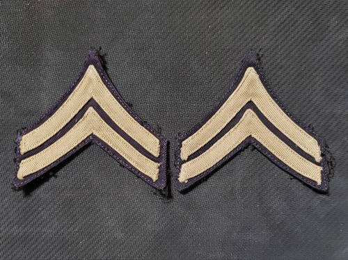Early WW2 Army Corporal Stripes | BunkerMilitary