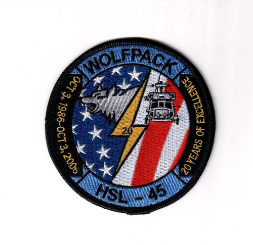 HSL-45 Helicopter Anti-Submarine Squadron Light Patch | BunkerMilitary