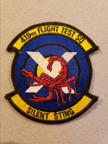 419th Flight Test Squadron Patch | BunkerMilitary