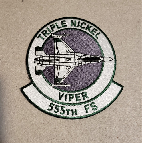 555th Fighter Squadron Viper Patch | BunkerMilitary