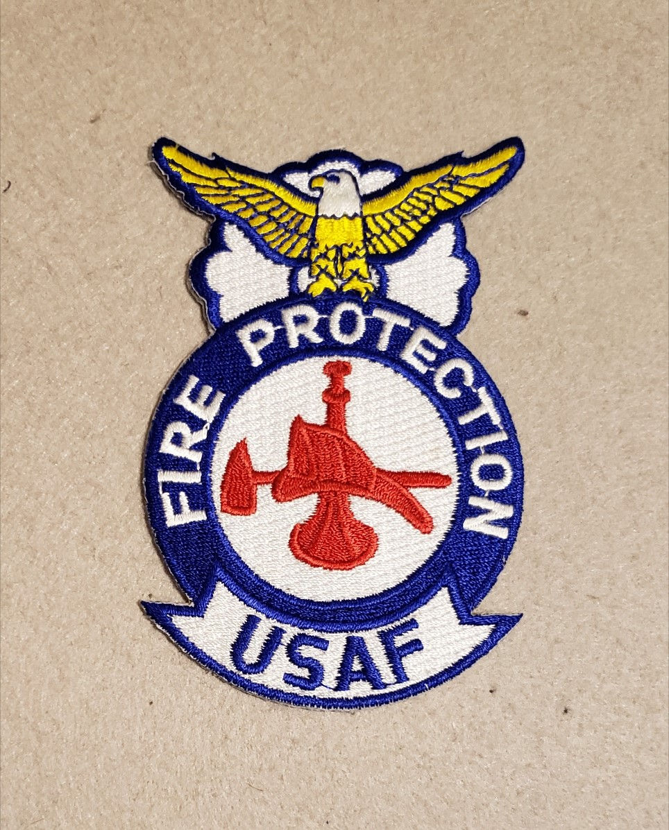 Usaf Fire Protection Patch Bunkermilitary