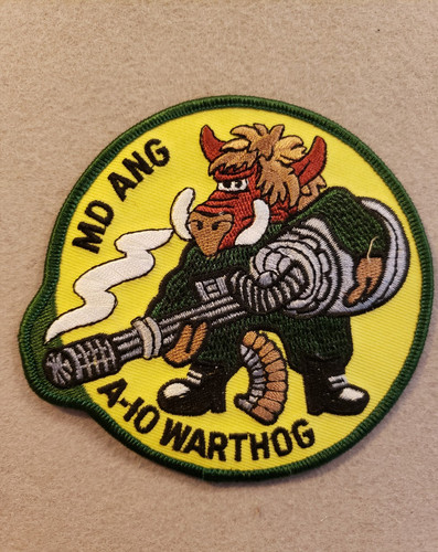 Maryland Air National Guard Patch - A-10 Warthog | BunkerMilitary