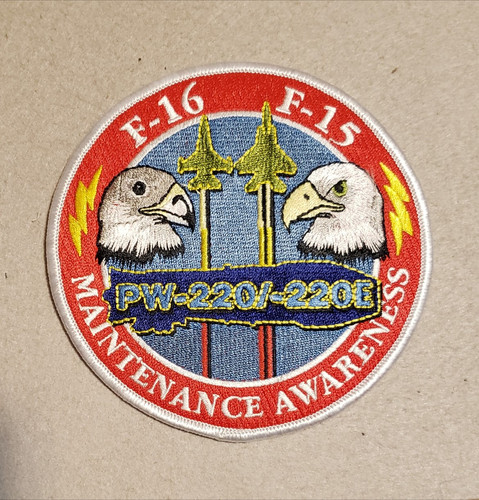 F-16 / F-15 Maintenance Awareness Patch | BunkerMilitary