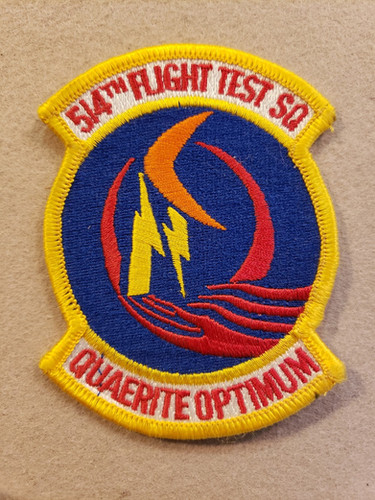 514th Flight Test Squadron Patch | BunkerMilitary