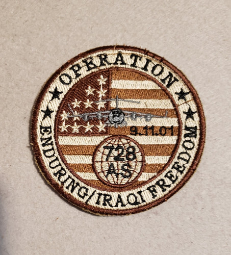 728th Airlift Squadron Deployment Patch | BunkerMilitary