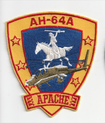 AH-64A Apache Patch - Yellow Version | BunkerMilitary