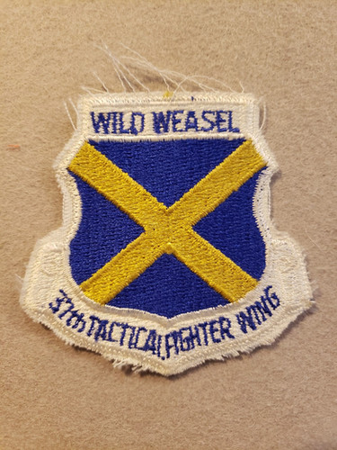 37th Tactical Fighter Wing Patch - Wild Weasel | BunkerMilitary