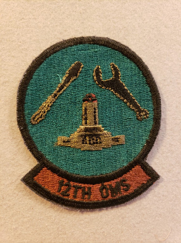 12th Organizational Maintenance Squadron Patch | BunkerMilitary