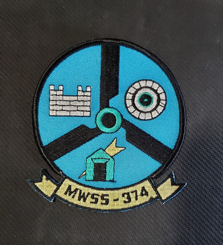 MWSS-374 Marine Corps Wing Support Squadron Patch | BunkerMilitary