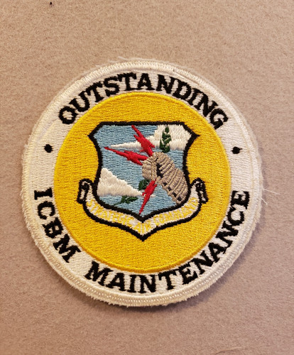 SAC Outstanding ICBM Maintenance Patch | BunkerMilitary