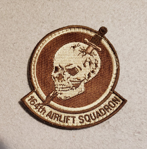 164th Airlift Squadron Subdued Patch | BunkerMilitary