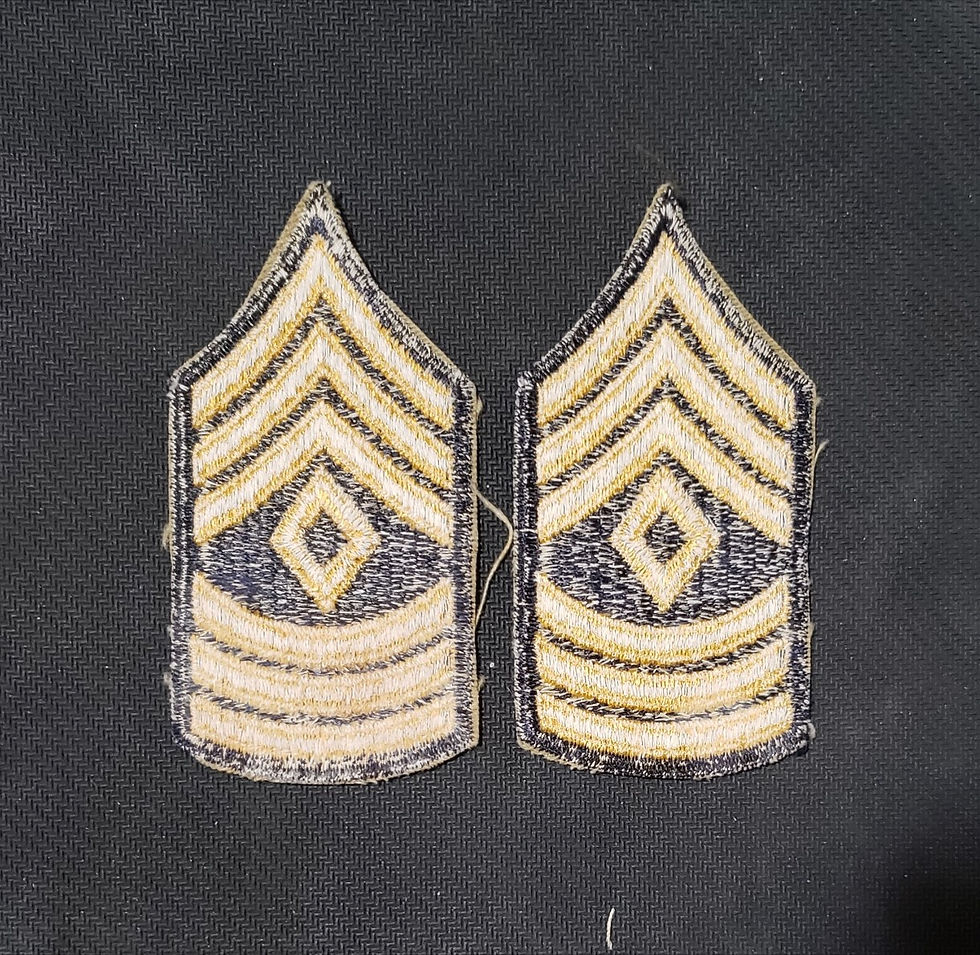 Post-WW2 to 1950s Sleeve Ranks | BunkerMilitary