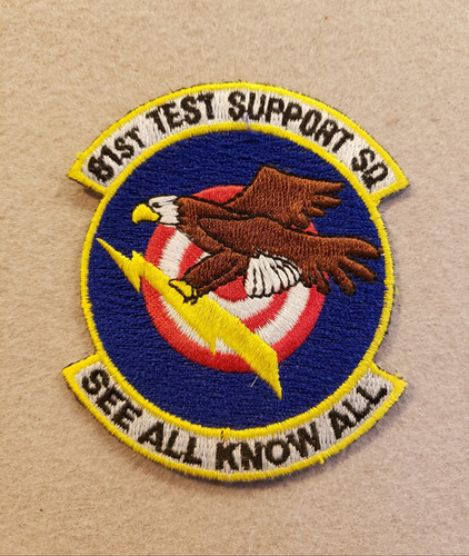 81st Test Support Squadron Patch | BunkerMilitary