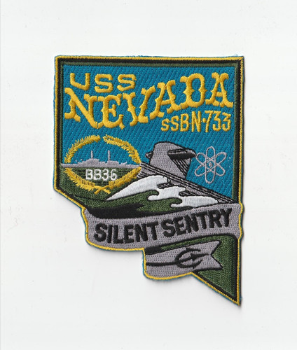 USS Nevada SSBN-733 patch | BunkerMilitary