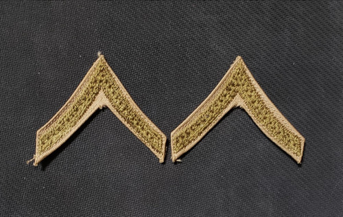 Early WW2 Army PFC Stripes | BunkerMilitary