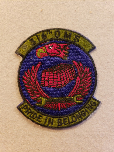 316th Organizational Maintenance Squadron Patch | BunkerMilitary