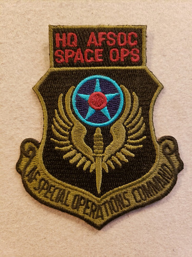Special Operations Command Space Ops Patch | BunkerMilitary