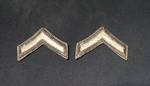 Post-WW2 to 1950s WAC PFC Stripes | BunkerMilitary