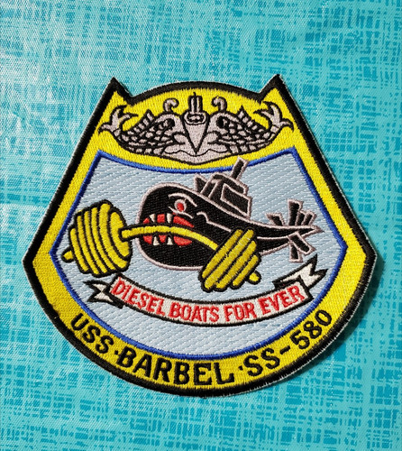 USS Barbel SS-580 patch | BunkerMilitary
