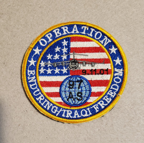 97th Airlift Squadron OEF/OIF Patch | BunkerMilitary
