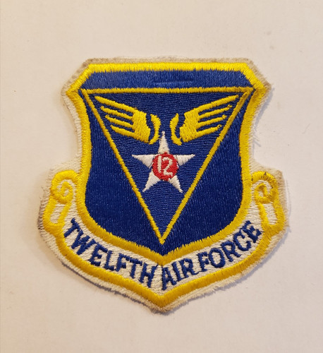 12th Air Force Patch - 3" x 3" | BunkerMilitary