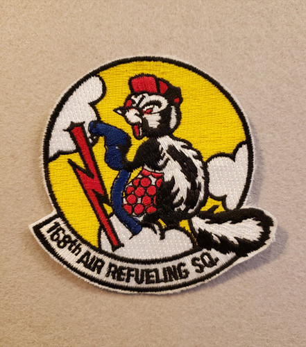 168th Air Refueling Squadron Patch | BunkerMilitary
