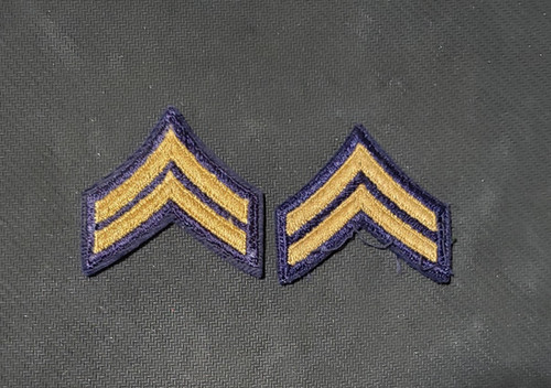 Post-WW2 to 1950s Corporal Stripes - Combat Arms | BunkerMilitary